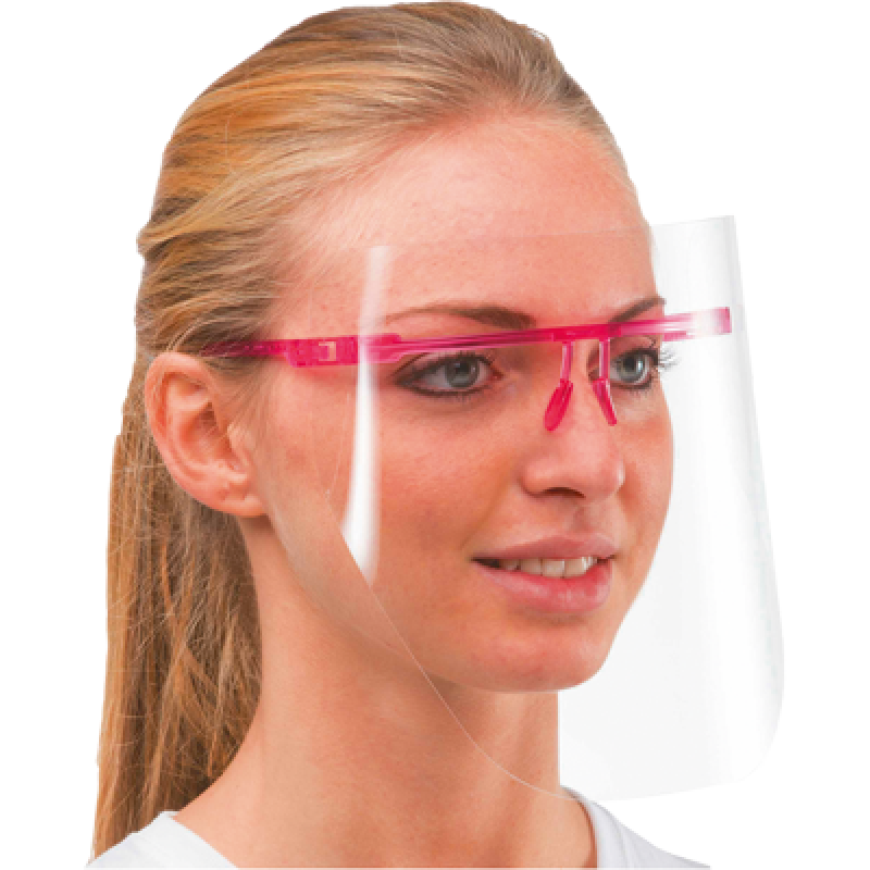 VISIERE DE PROTECTION AVEC APPUI-NASAL 1 MONTURE+ 6 VISIERES(disponible)