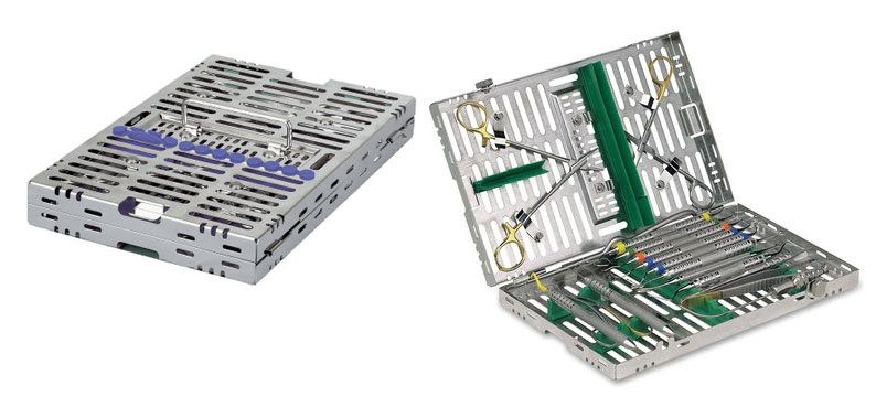 CASSETTE CONTAINER DIN GRIS